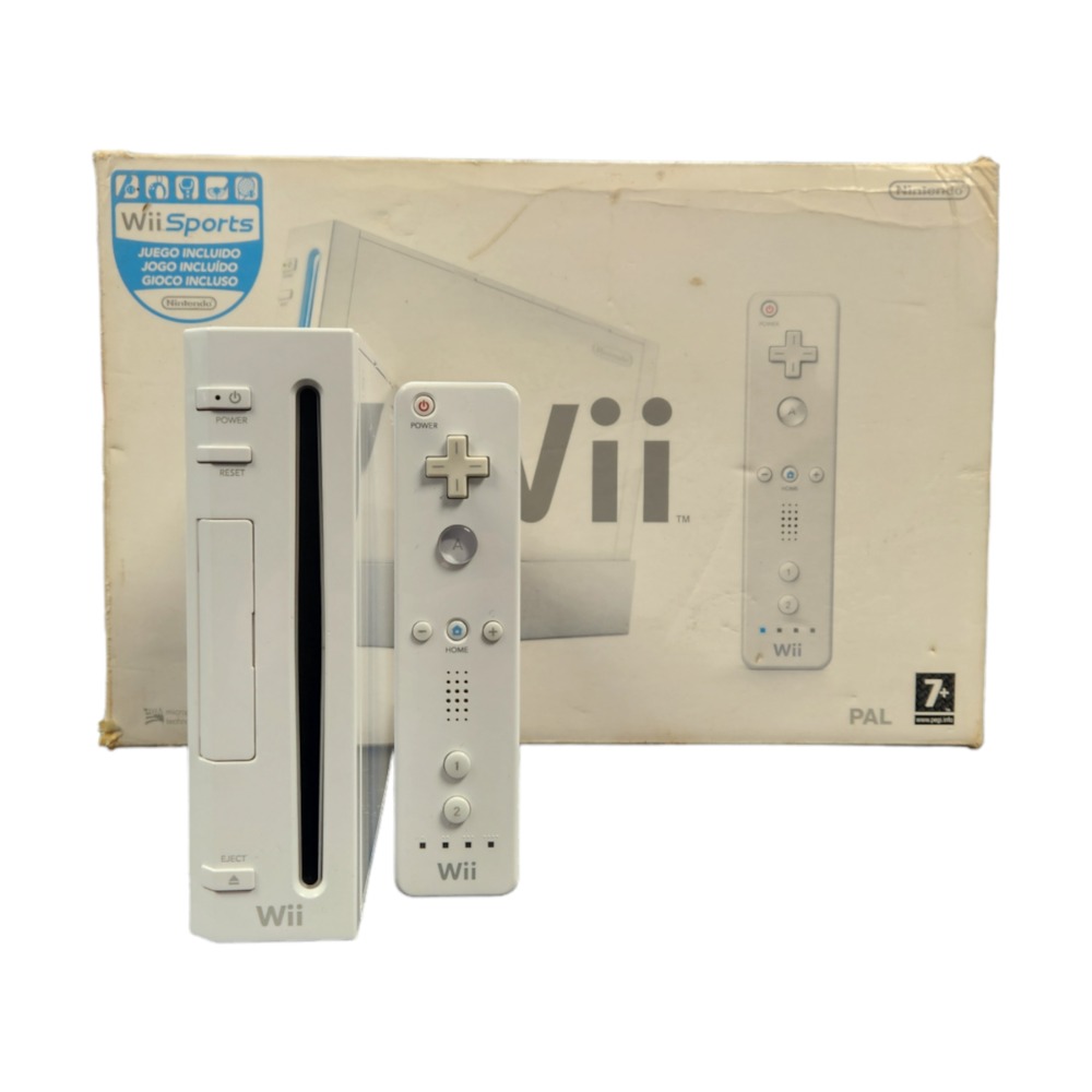 Pre-owned Wii Console White Boxed - Own4Less